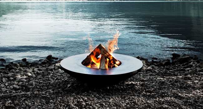 Grillkunst auf Designstück: der originale Feuerring | nomyblog